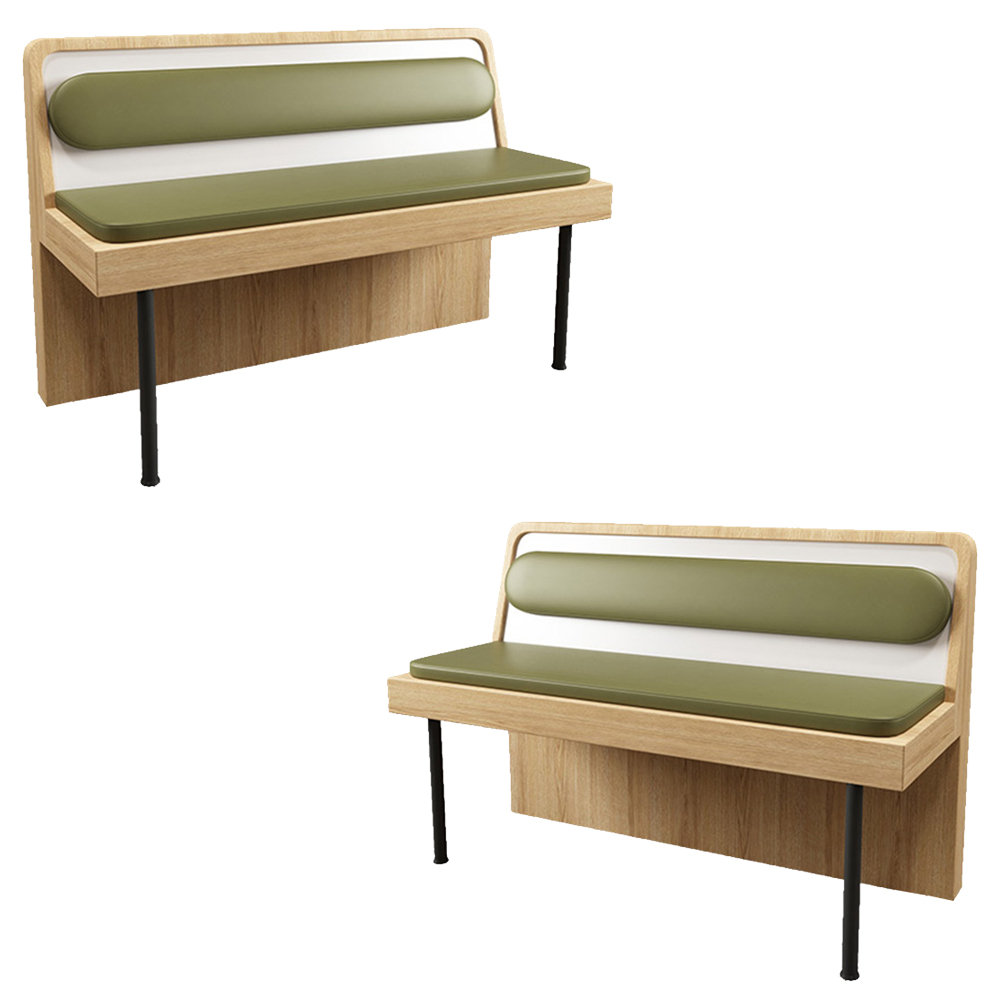Canadian Linen Stylish Simple Restaurant Bench Upholstered Bench | Wayfair