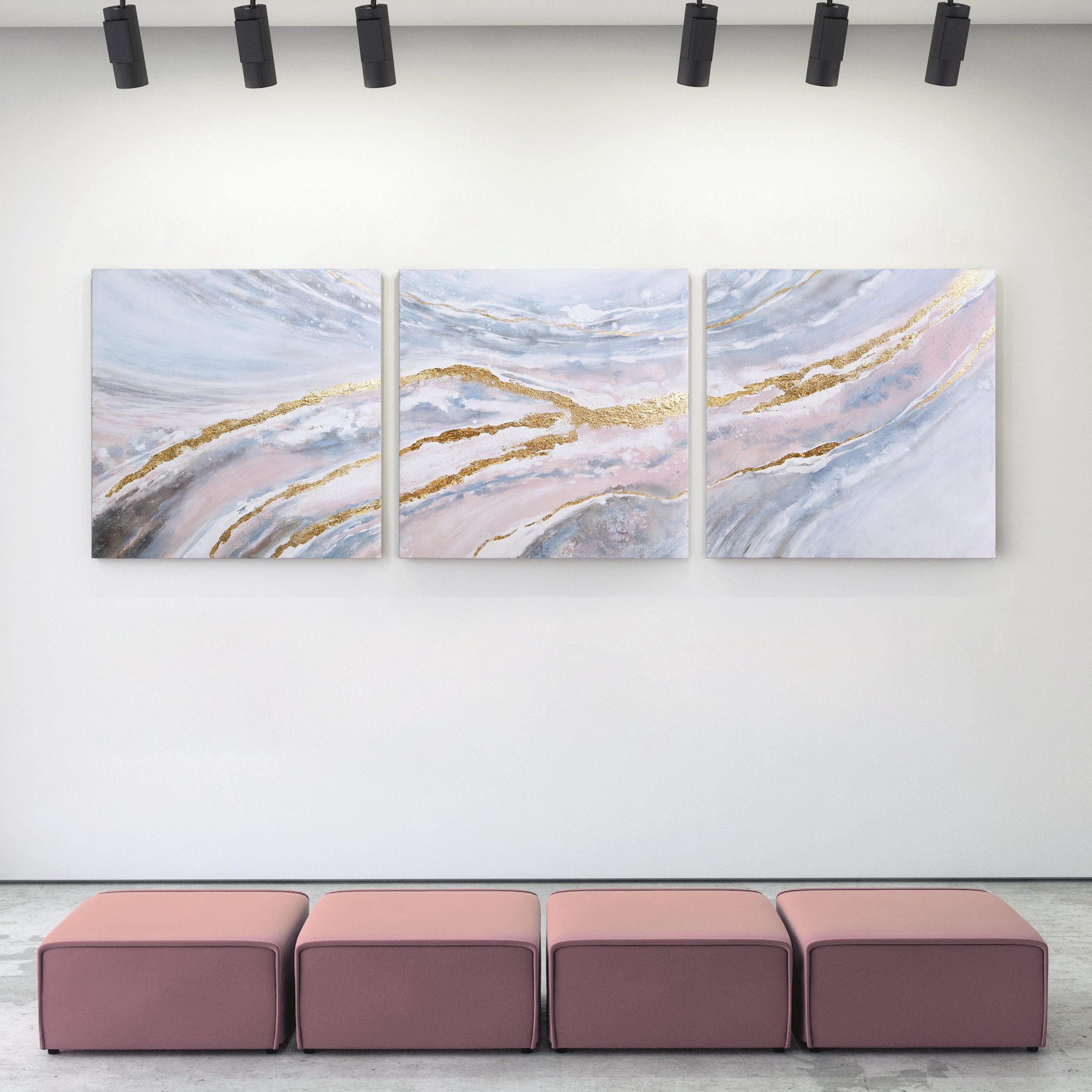 Empire Art Direct Heavens 2 Textured Metallic by Martin Edwards - 3 ...