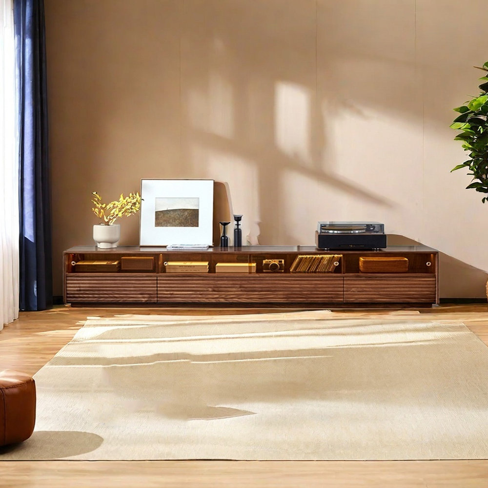 ComfyFurnituress Solid Wood TV Stand with Touch Sensor Lights - Wayfair ...