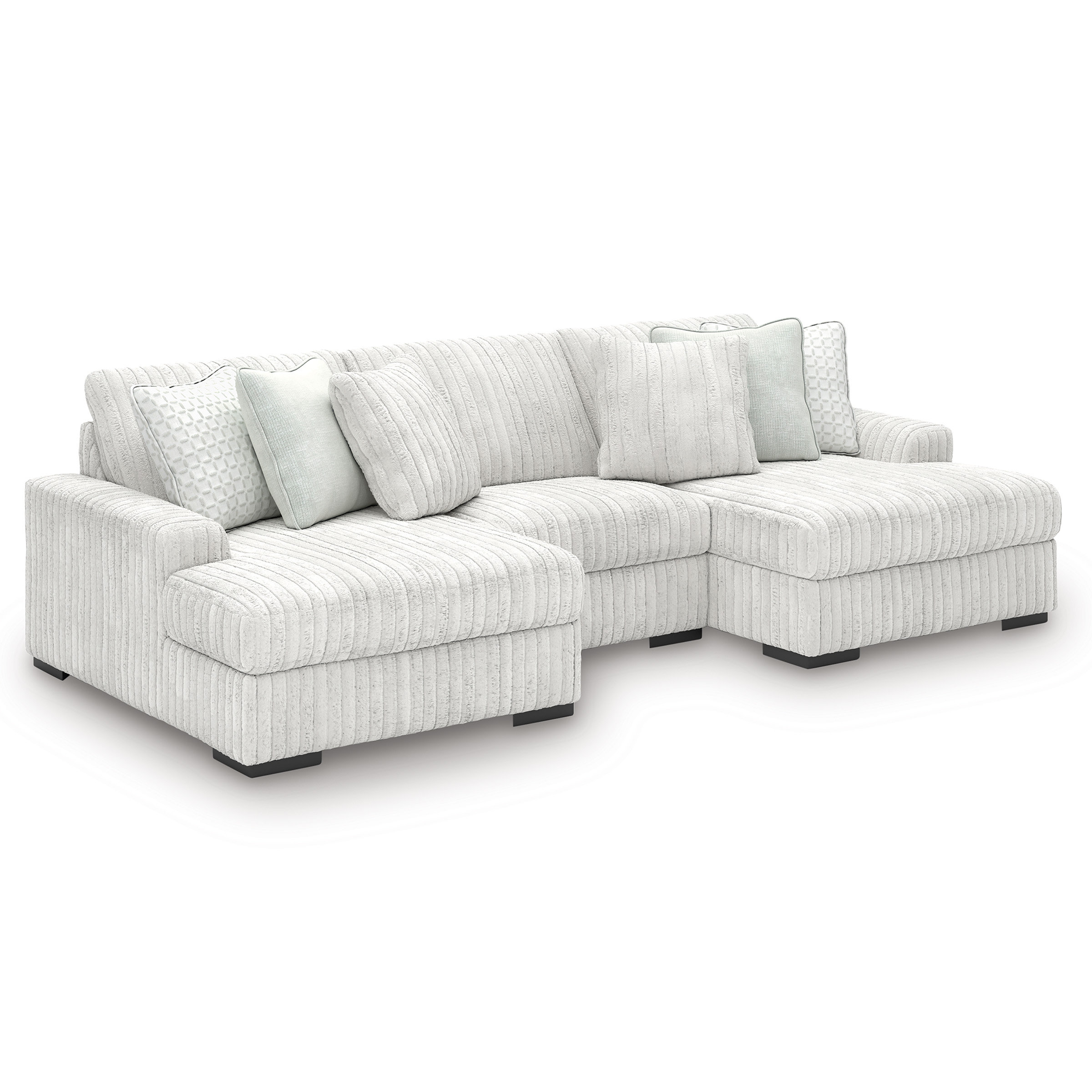 Hokku Designs Stupendous 3-Piece Sectional with Double Chaise | Wayfair