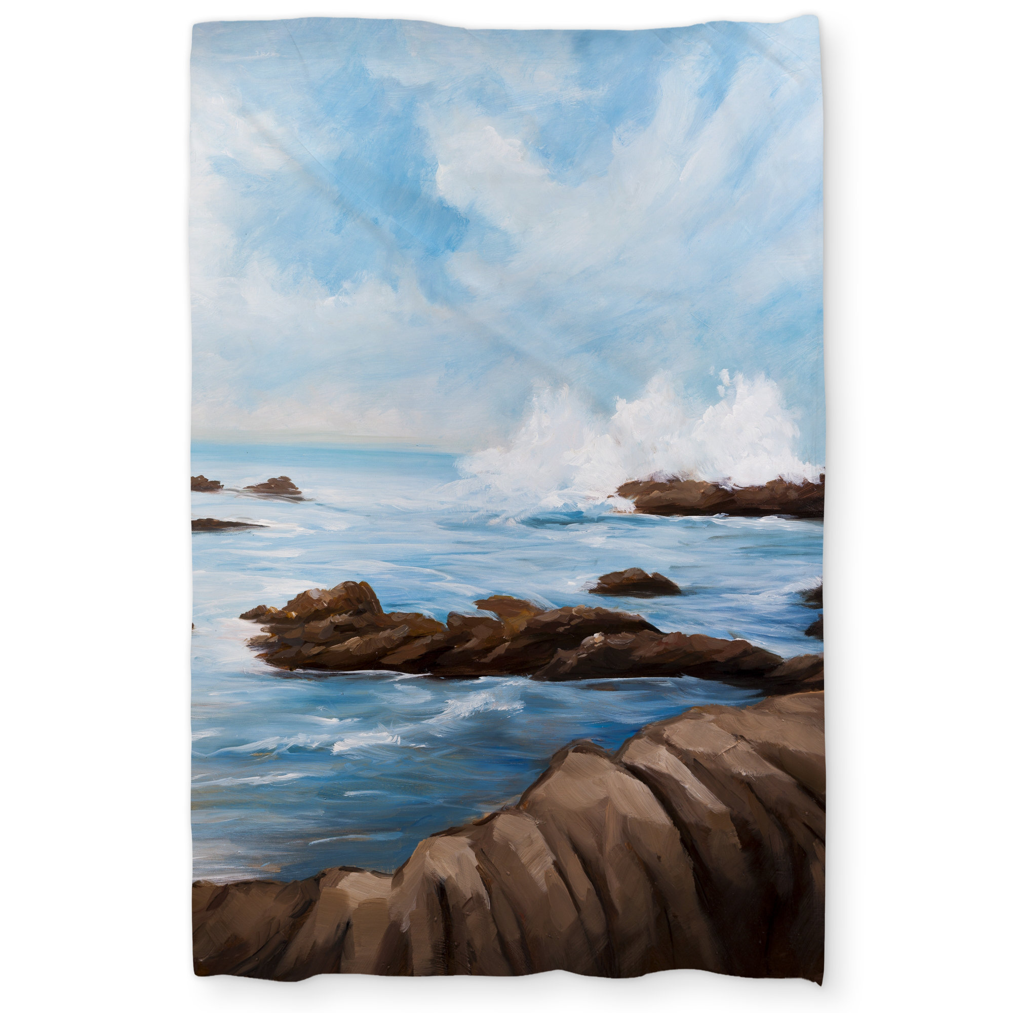 Begin Edition International Inc. Seaside Wave - Waves Bathroom Duvet ...