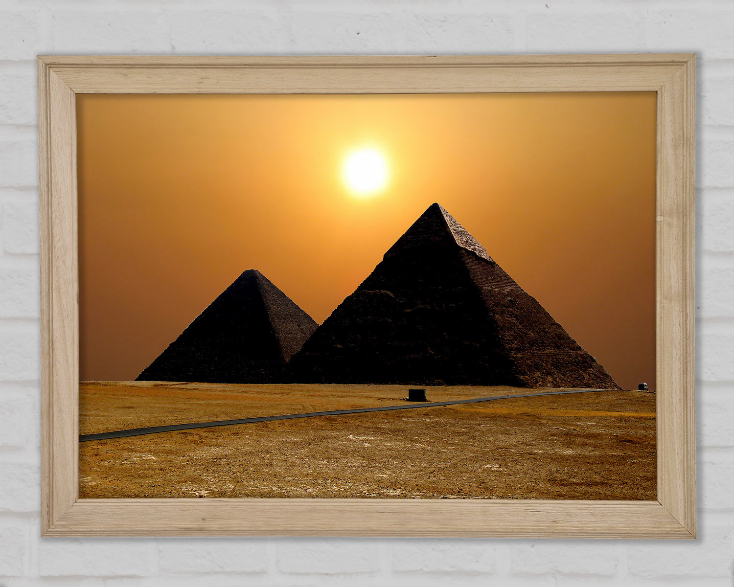 Gracie Oaks Magic Pyramids Giza Egypt - Single Picture Frame Art Prints | Wayfair.co.uk