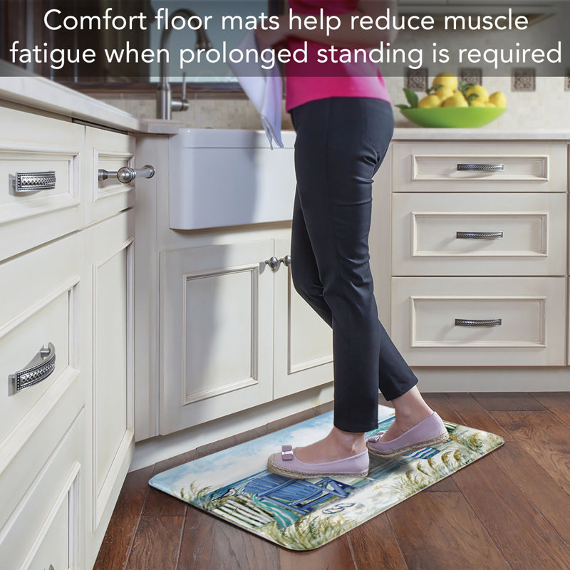 Highland Dunes Milbrandt Adirondack Beach Chairs Comfort Kitchen Floor ...