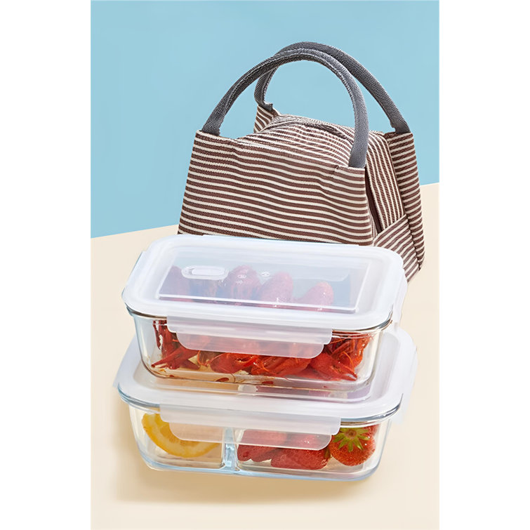 LIYONG Rectangle Glass Food Storage Container | Wayfair