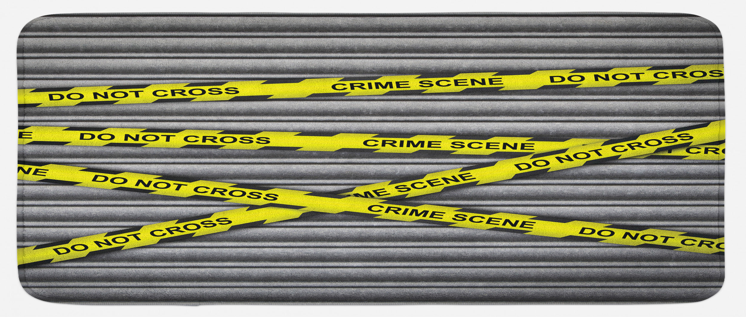 East Urban Home Police Kitchen Mat | Wayfair