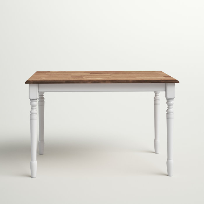 Three Posts™ Dannie Solid Wood Dining Table & Reviews | Wayfair
