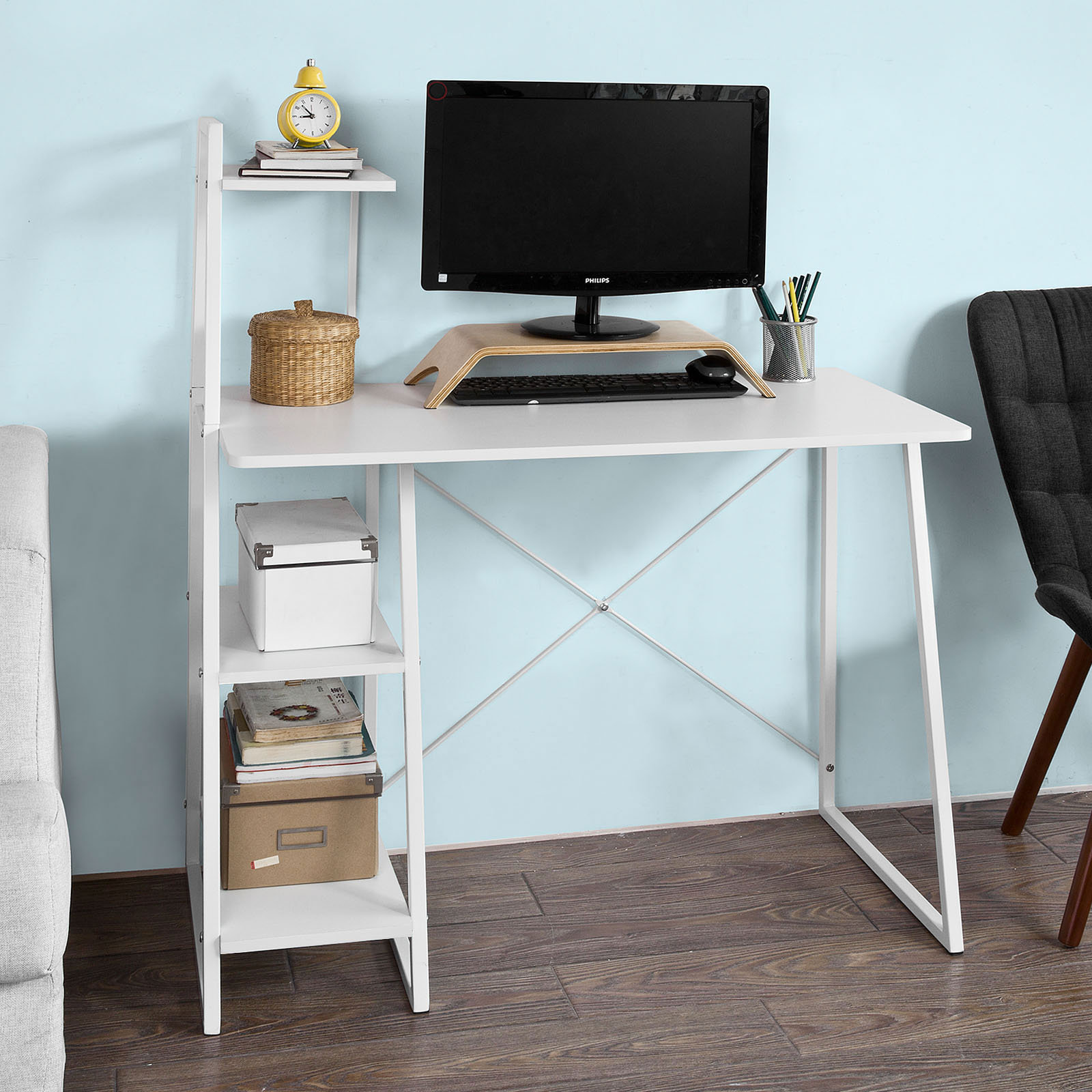 Ebern Designs Luques Desk & Reviews | Wayfair