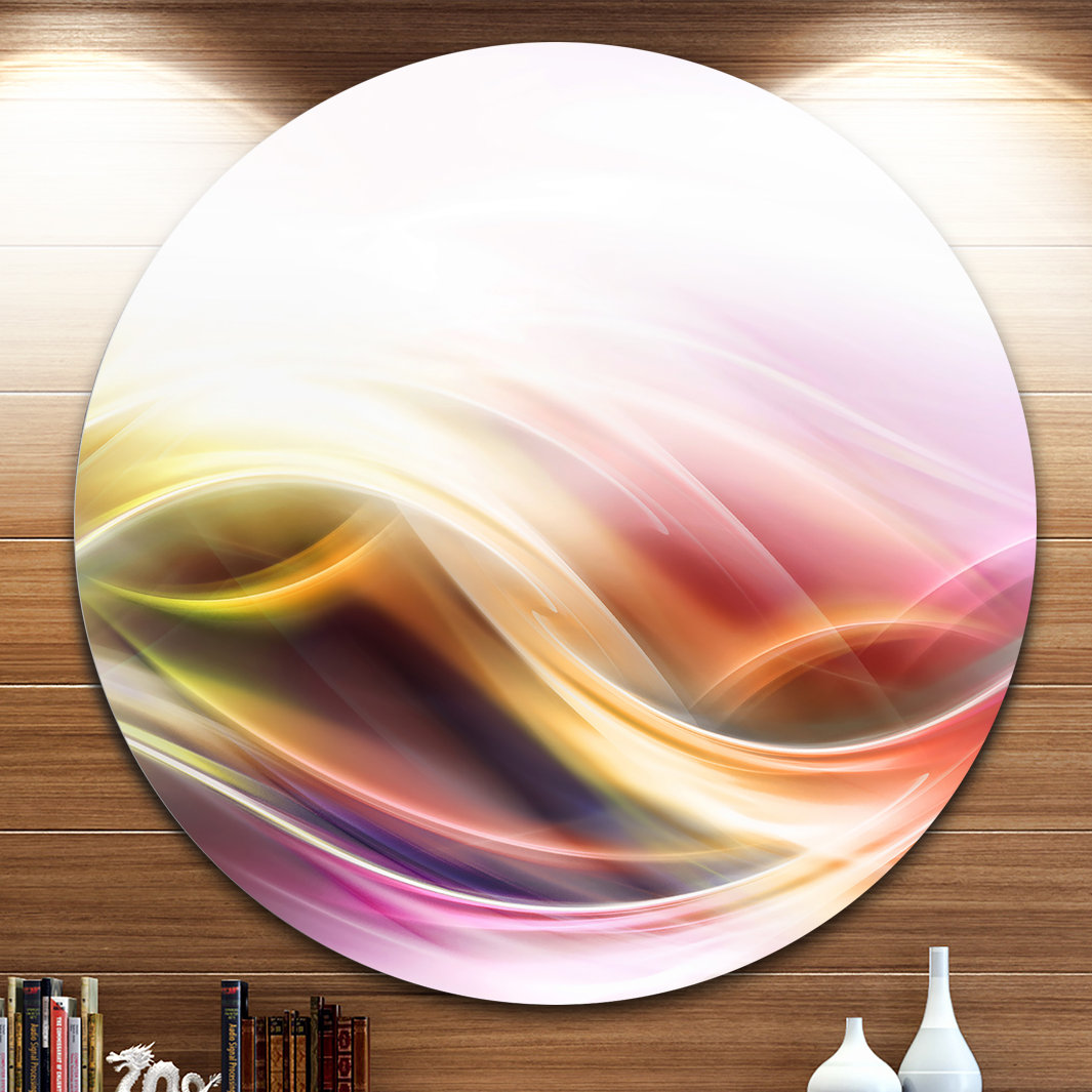 Design Art 'Elegant Light Color Pattern' Graphic Art Print on Metal ...