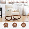 Wade Logan® Side Pockets Modern High Back Rocking Chair with Solid Wood ...