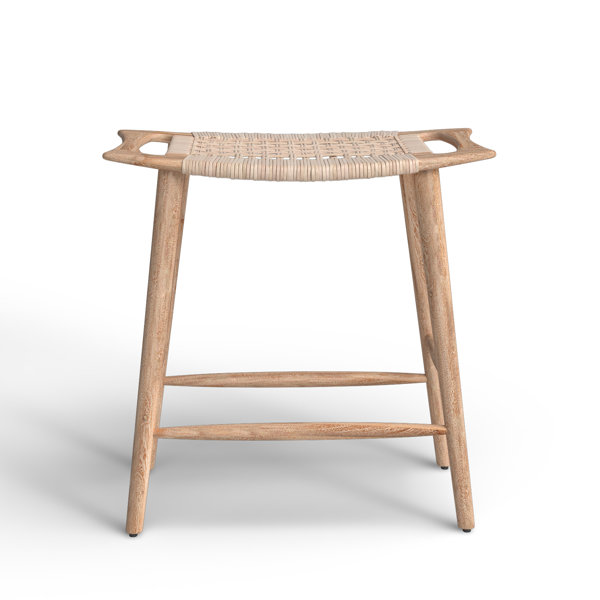 Eton Woven Stool & Reviews | Birch Lane