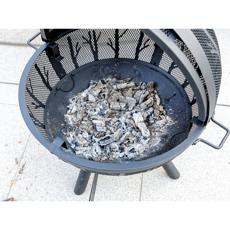 Millwood Pines Culberhouse 35" H x 31" W Wood Burning Fire Pit with ...