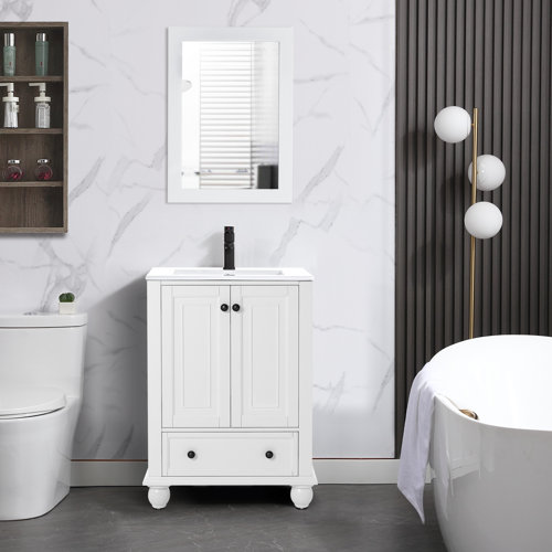 1 Drawer Single Bathroom Vanities You'll Love | Wayfair