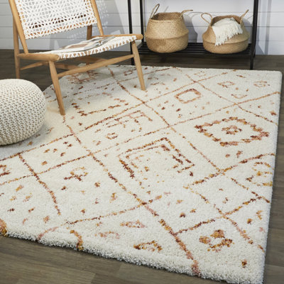 Union Rustic Krall Moroccan Shag Area Rug & Reviews | Wayfair