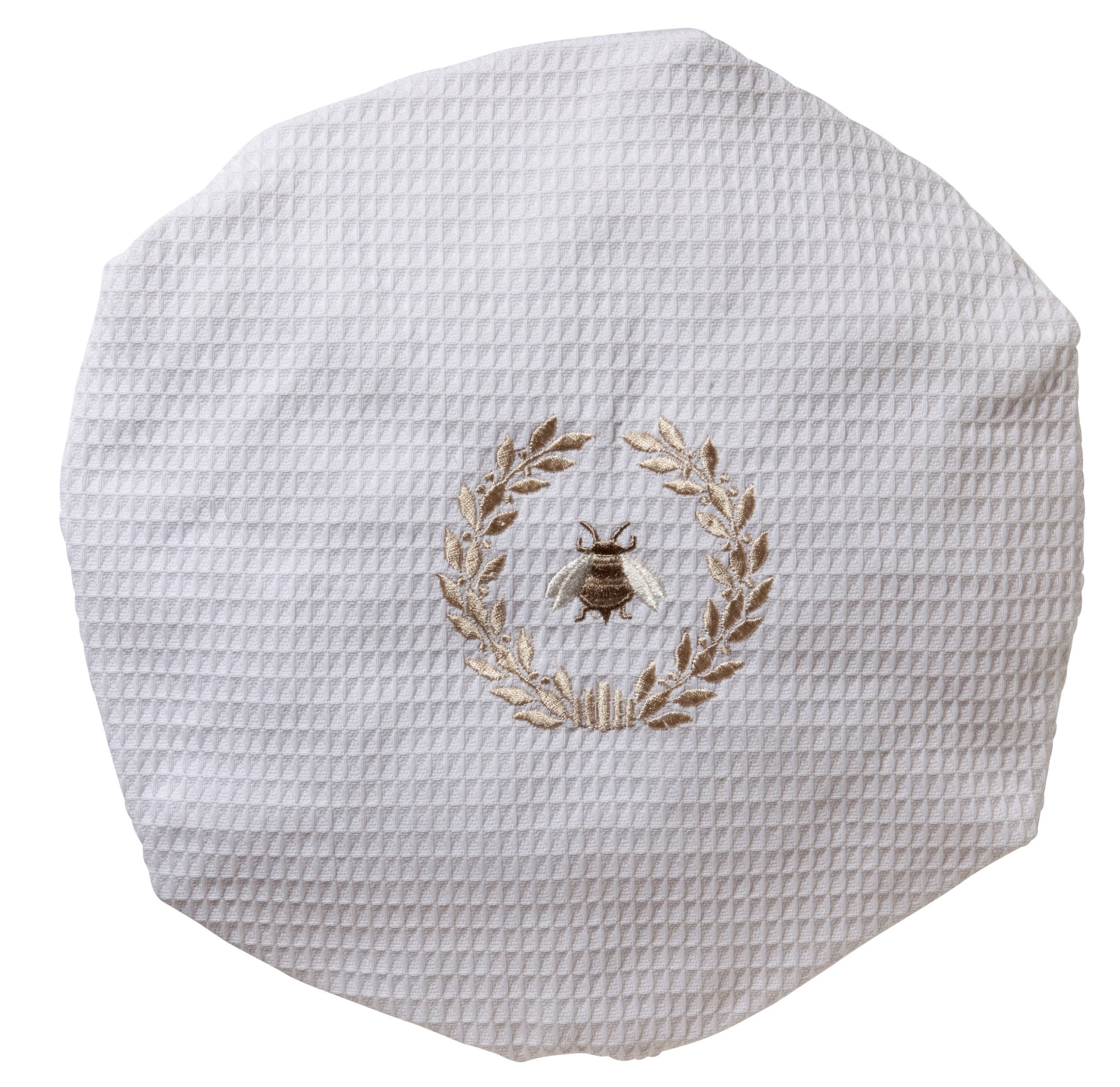 Jacaranda Living Napoleon Bee Wreath Waffle Weave Shower Cap | Perigold