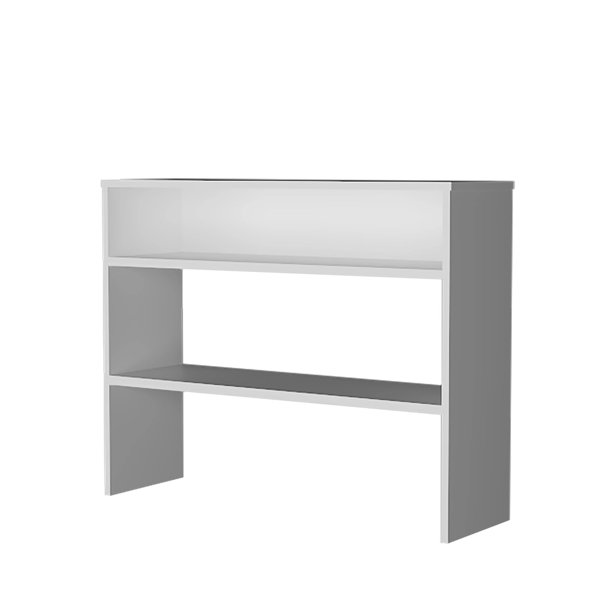 Latitude Run® Versatile Console Table With Open Storage And Modern ...