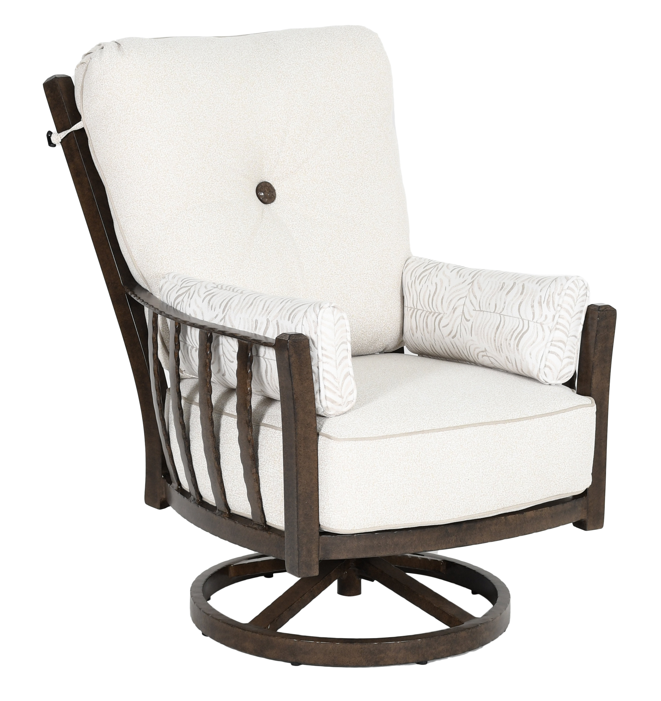 Castelle Santa Fe Ultra High Back Lounge Swivel Rocker w/Two Side ...