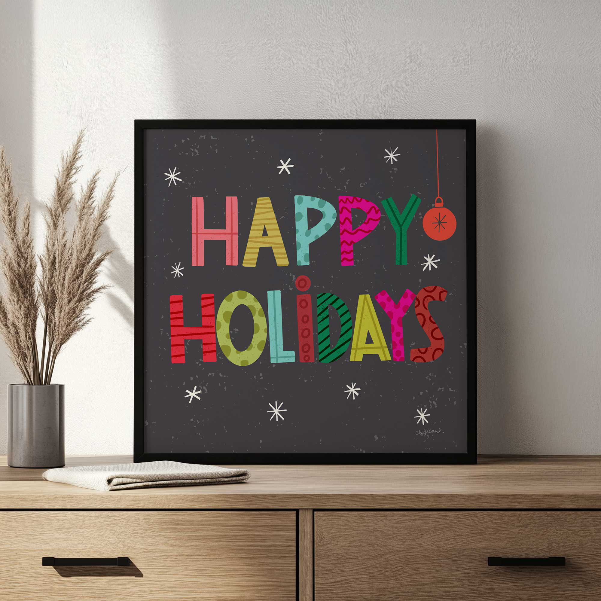 WayArt Holiday Wishes I by Cheryl Warrick Art Print | Wayfair