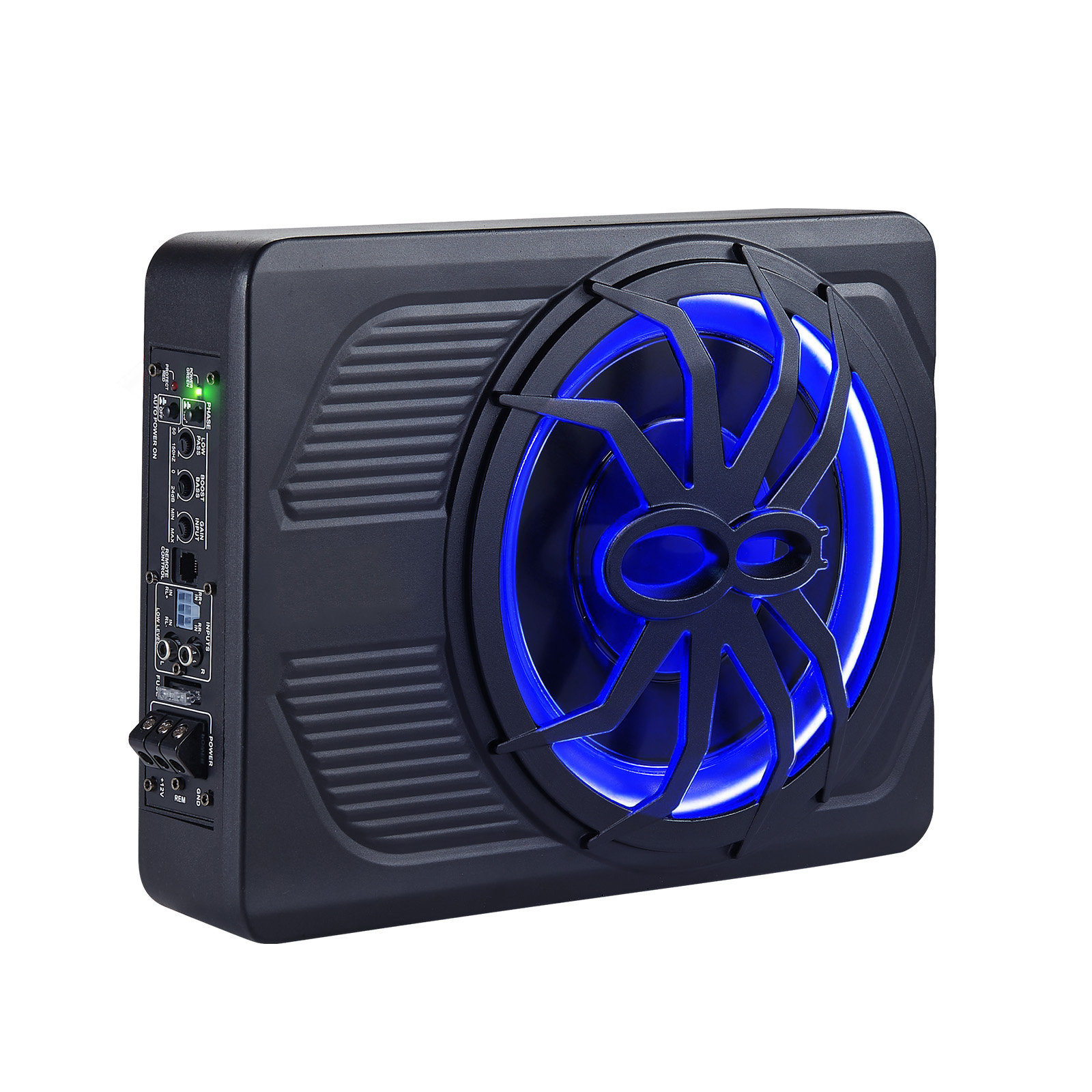 Stellweilan Tessberg 10" 440W Under Seat Car Subwoofer with Blue ...