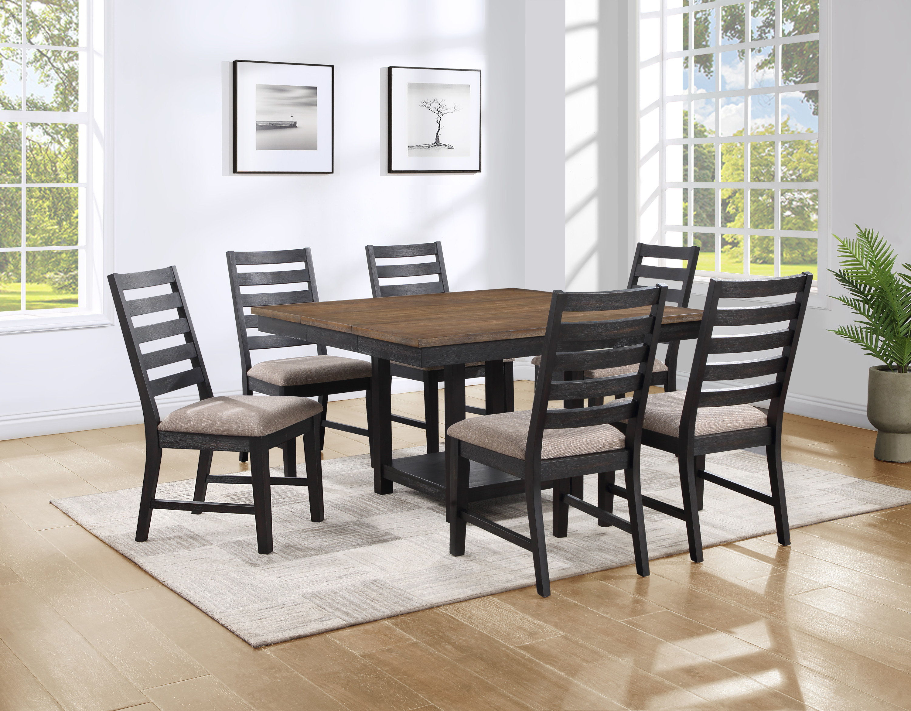 Red Barrel Studio® Damain 7 - Piece Extendable Dining Set | Wayfair