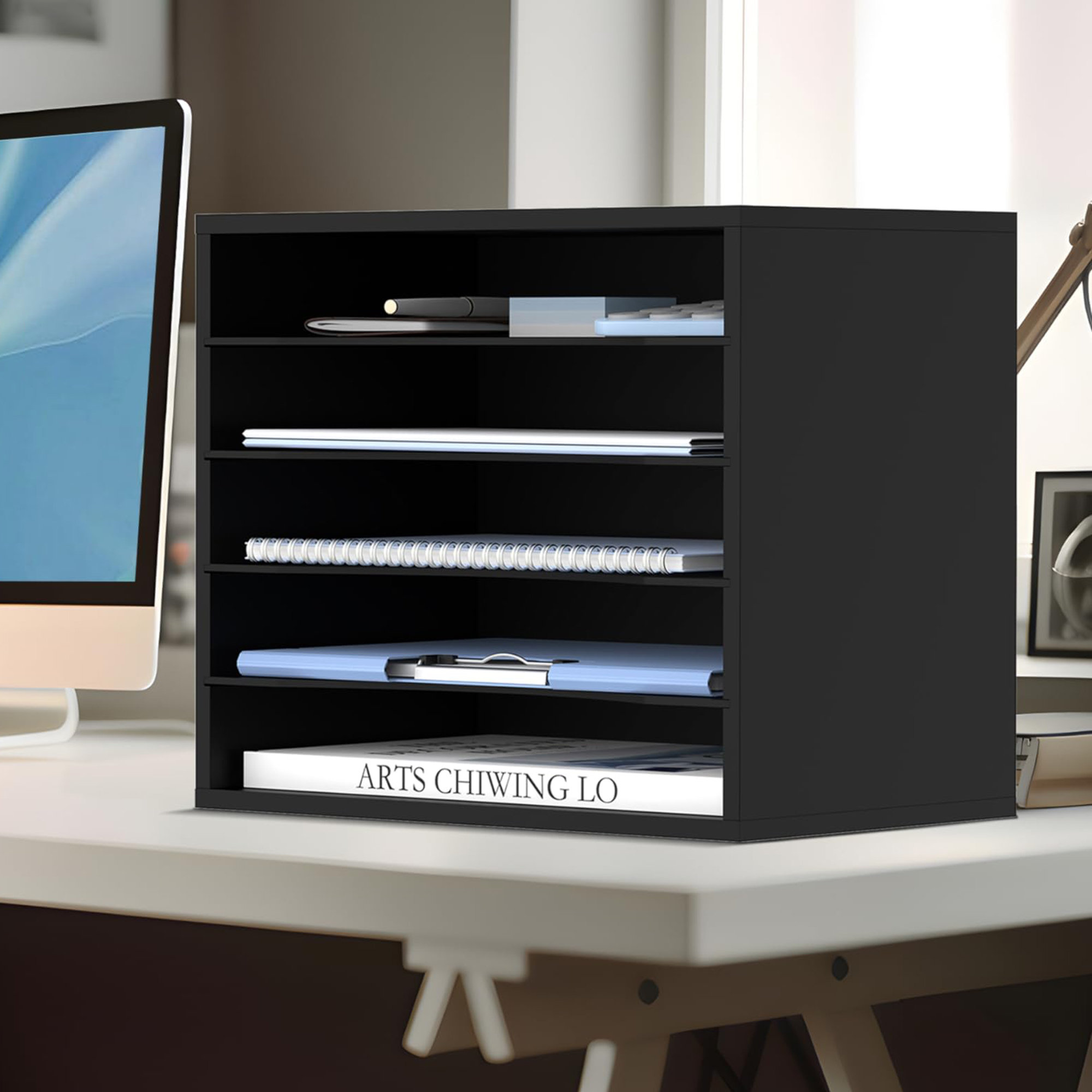 Latitude Run® Wood Desk Organizer | Wayfair