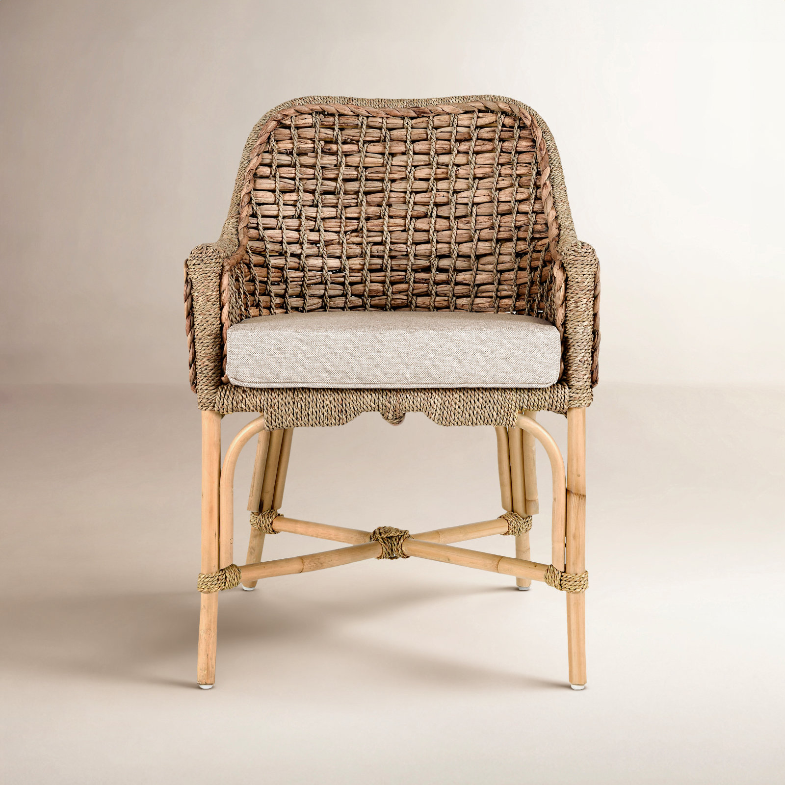 Andover Mills™ Inira Woven Dining Chair & Reviews | Birch Lane
