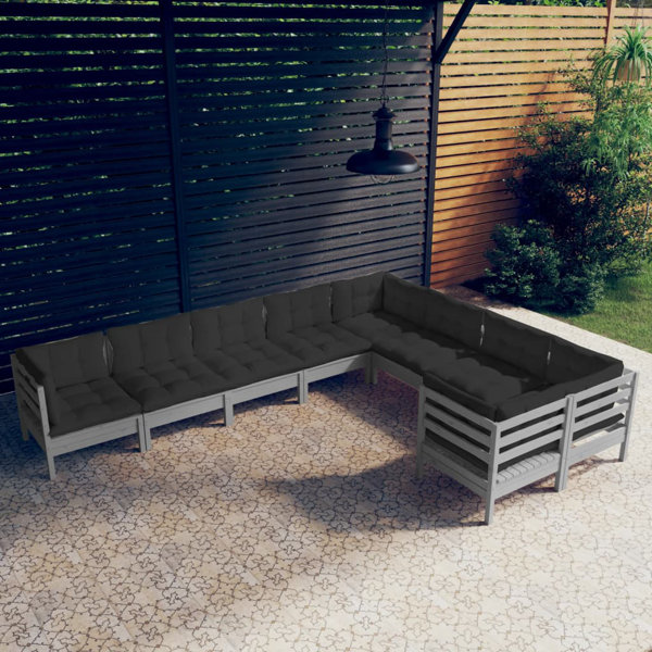 ModernMoments Gartenecksofa Hrusto mit Kissen | Wayfair.de