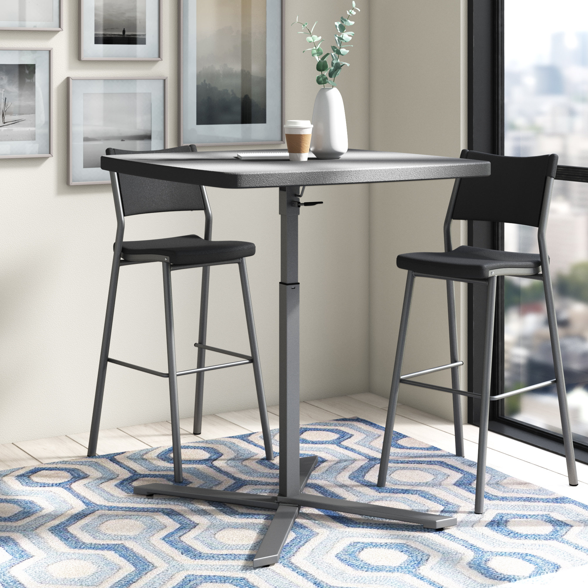 National Public Seating Square Breakroom Table & Reviews | Wayfair
