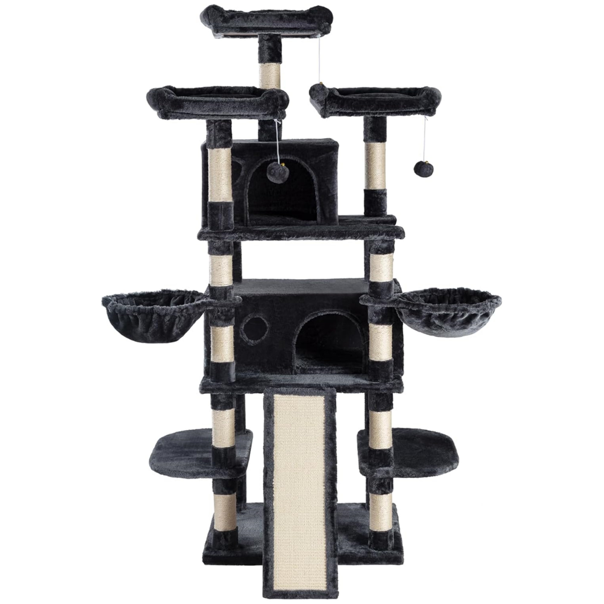 Vishda Apparel 68 Inches Multi-level Large Cat Tree For Large Kitties ...