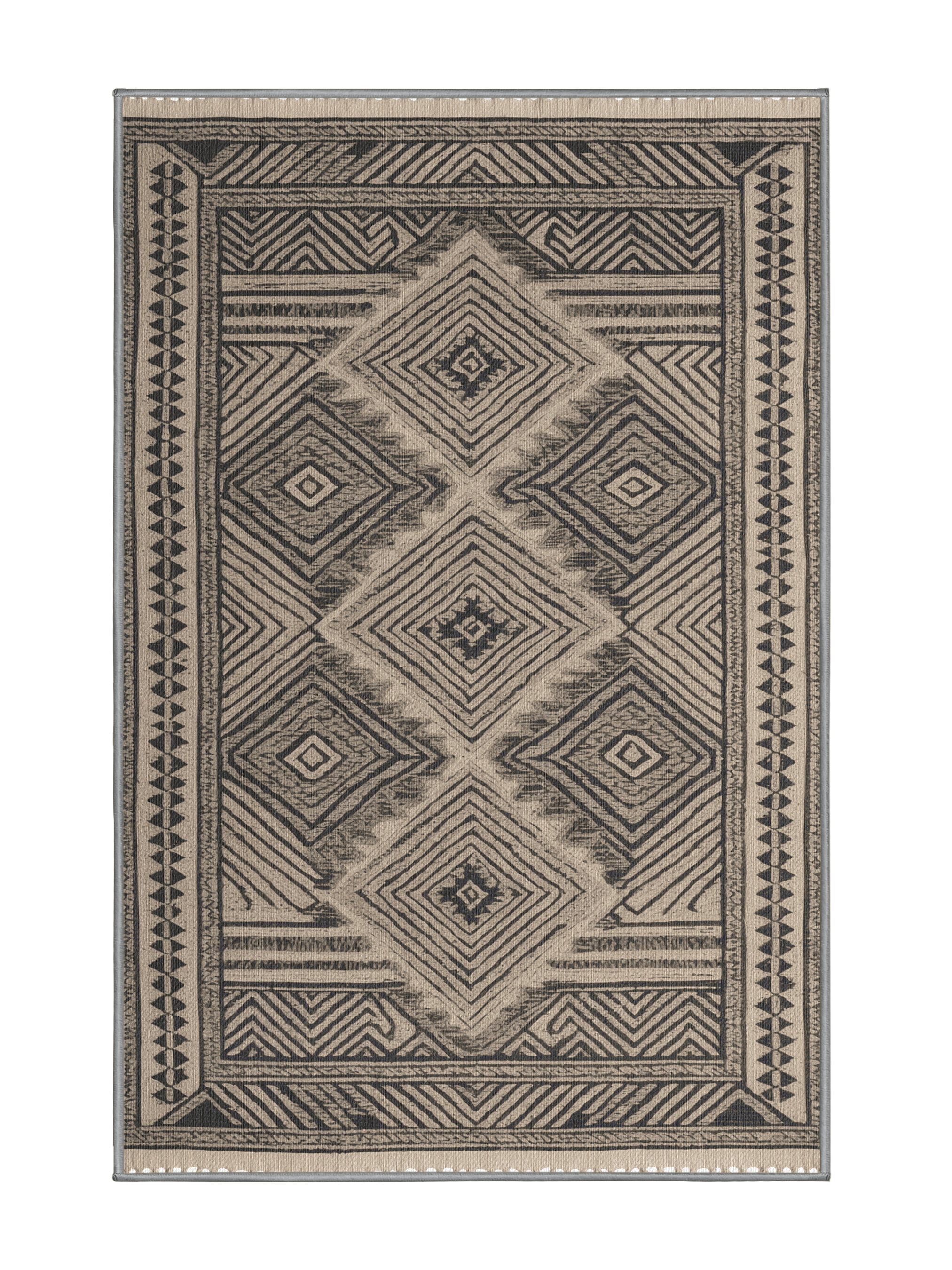 Bayou Breeze Washable Kapa Designs Hawaiian Area Rug | Wayfair
