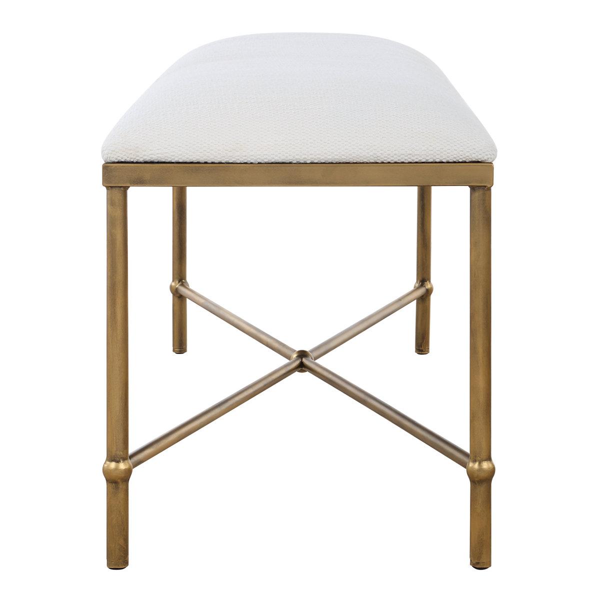 Uttermost Avenham Gold Bench | Perigold