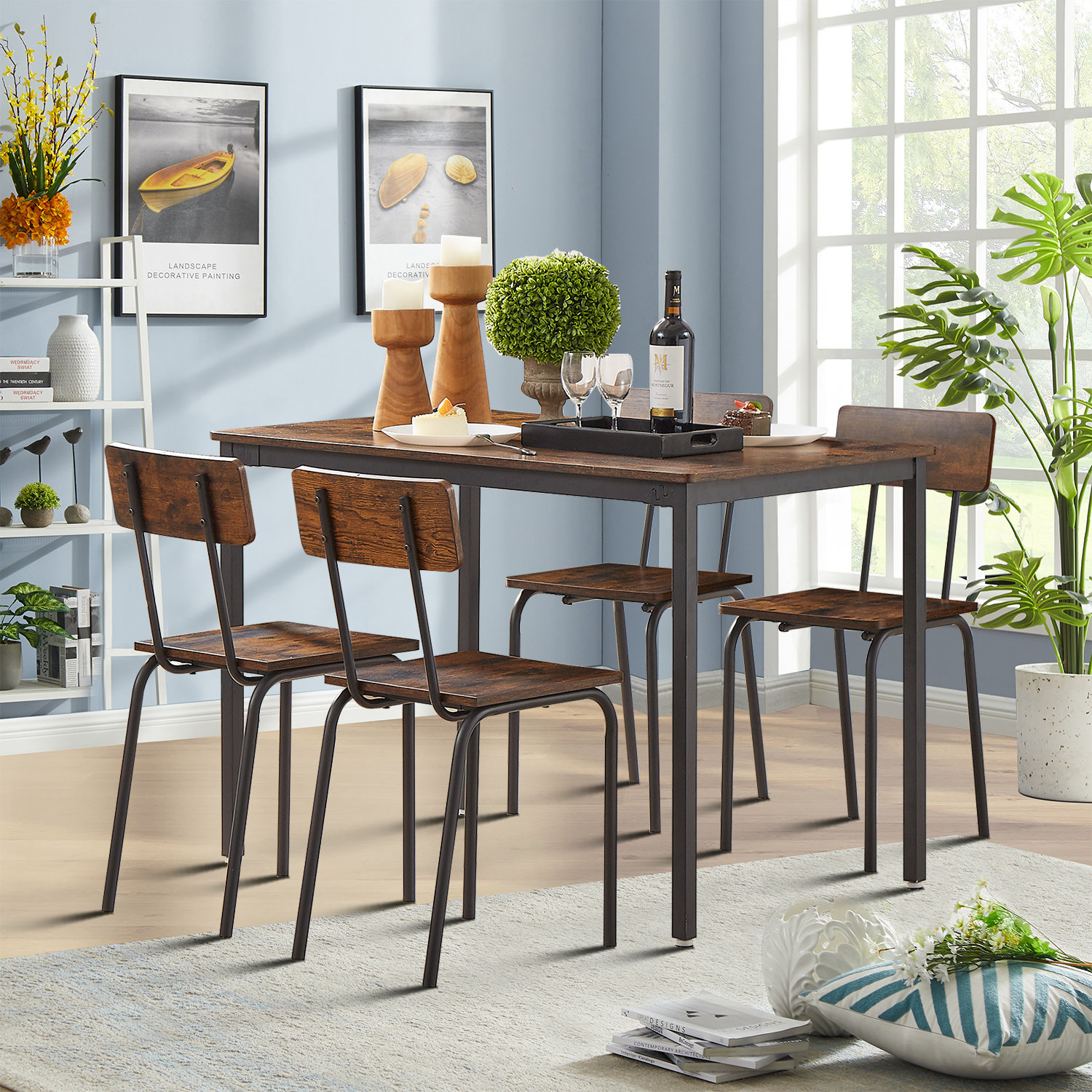 17 Stories Vlefta Vintage Style Rectangular 43.32'' L x 27.57'' W ...