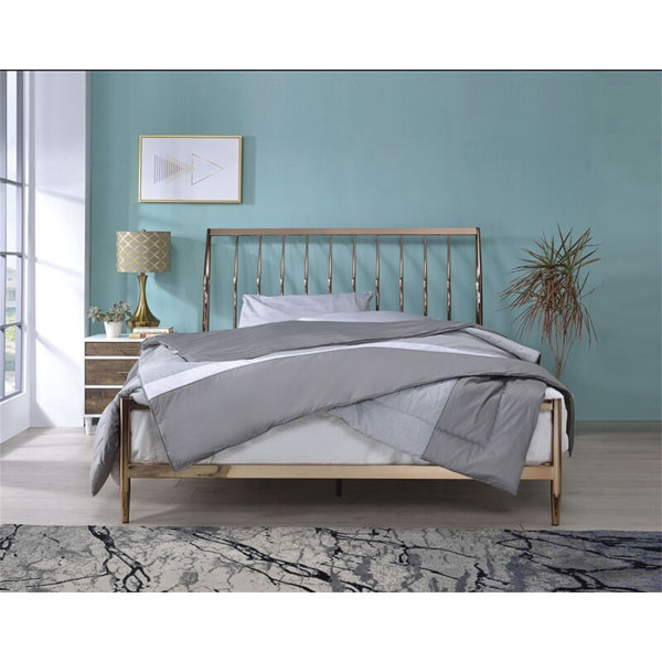 Mercer41 Niruja Metal Bed, bed frame, platform bed | Wayfair