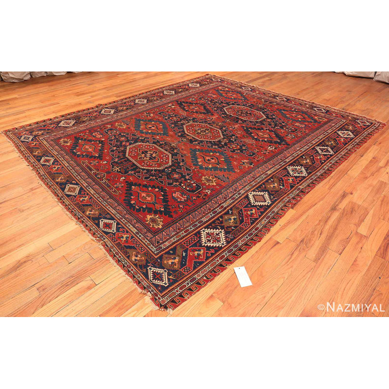 Nazmiyal Collection Antique Tribal Caucasian Soumak Rug | Wayfair