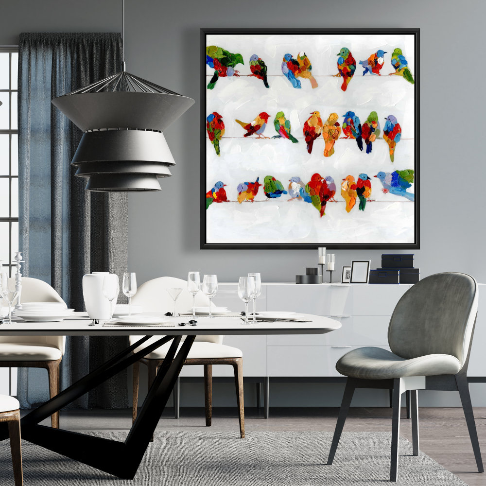 Begin Edition International Inc. " A Lot Of Colorful Birds On A Wire ...