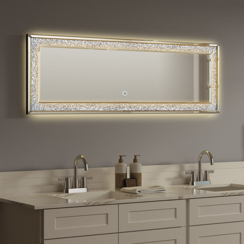 Mercer41 Ellaree Glass Rectangle Mirror | Wayfair