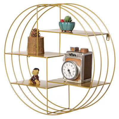 circle shelf gold
