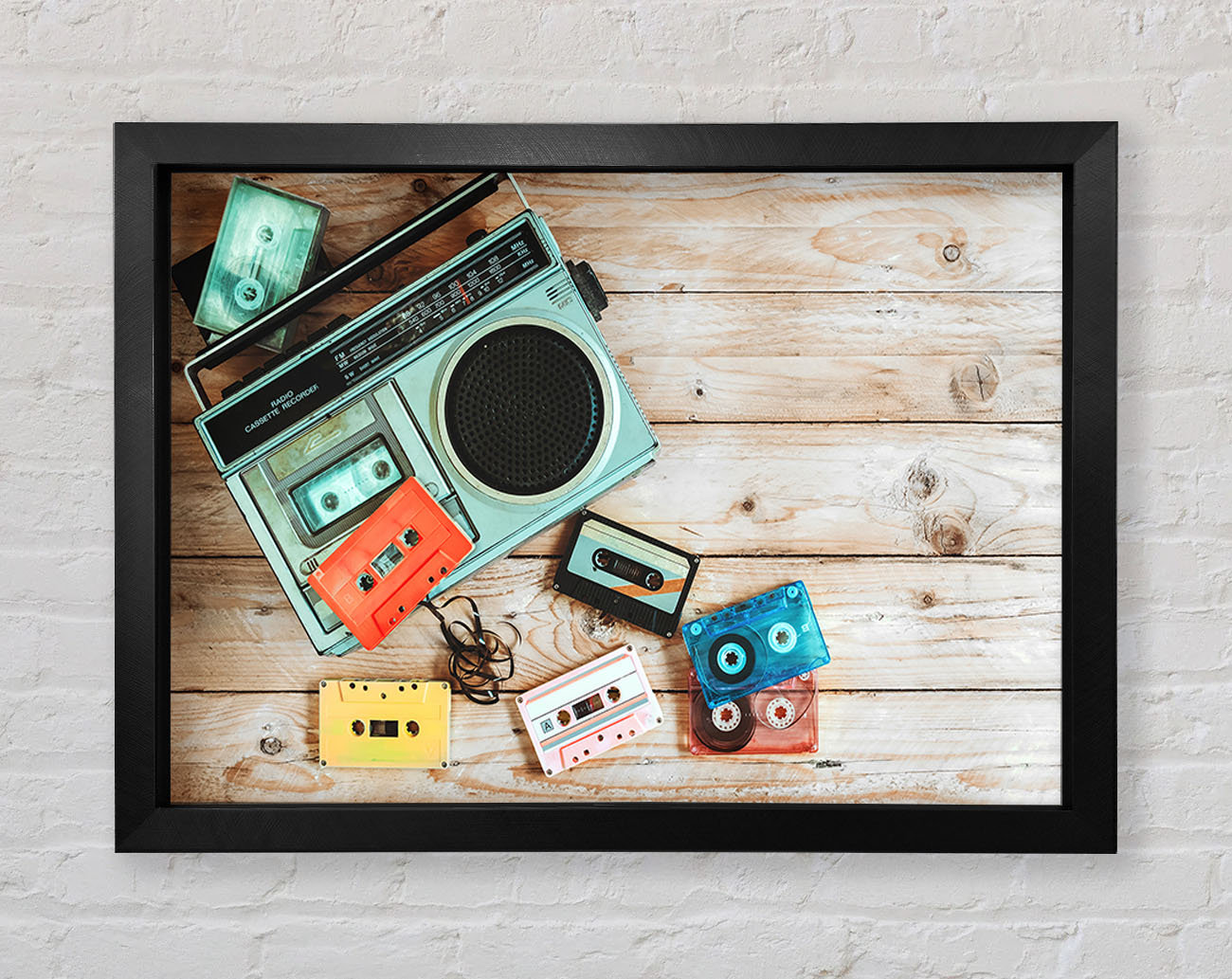 Brayden Studio Tape Player Framed Print | Wayfair.co.uk