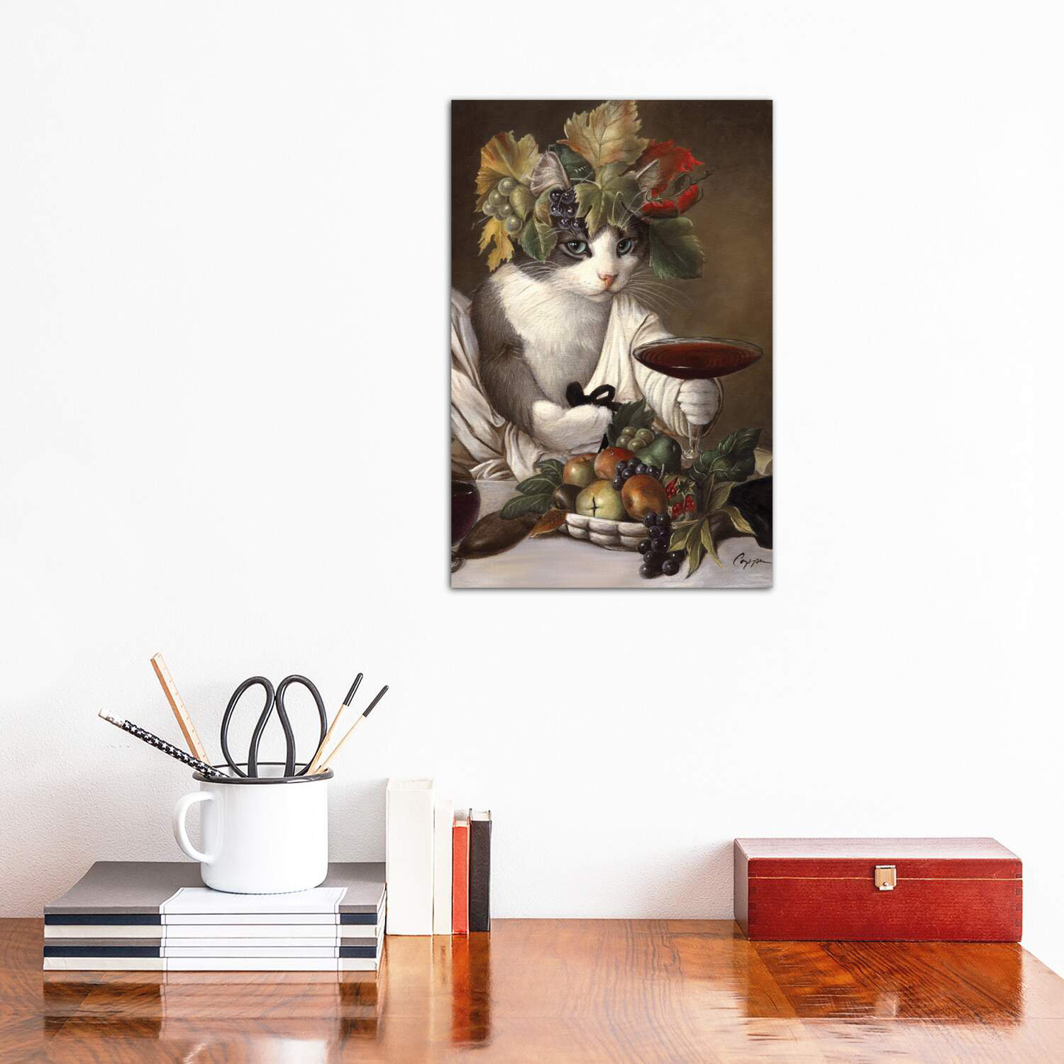 East Urban Home 'Widget As Bacchus' - Print | Wayfair
