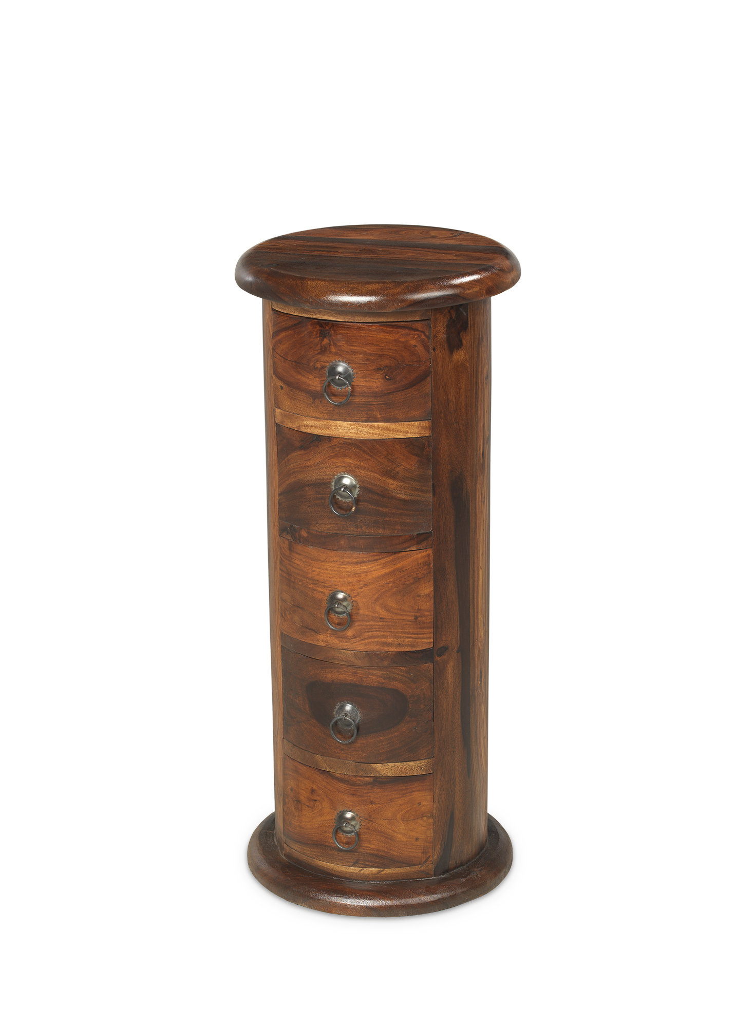 Union Rustic Indian 5 Drawer 32cm W Solid Wood Lingerie Chest & Reviews ...