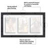 Latitude Run® Quadeer Floating Collage Frame - Display Three Photos ...