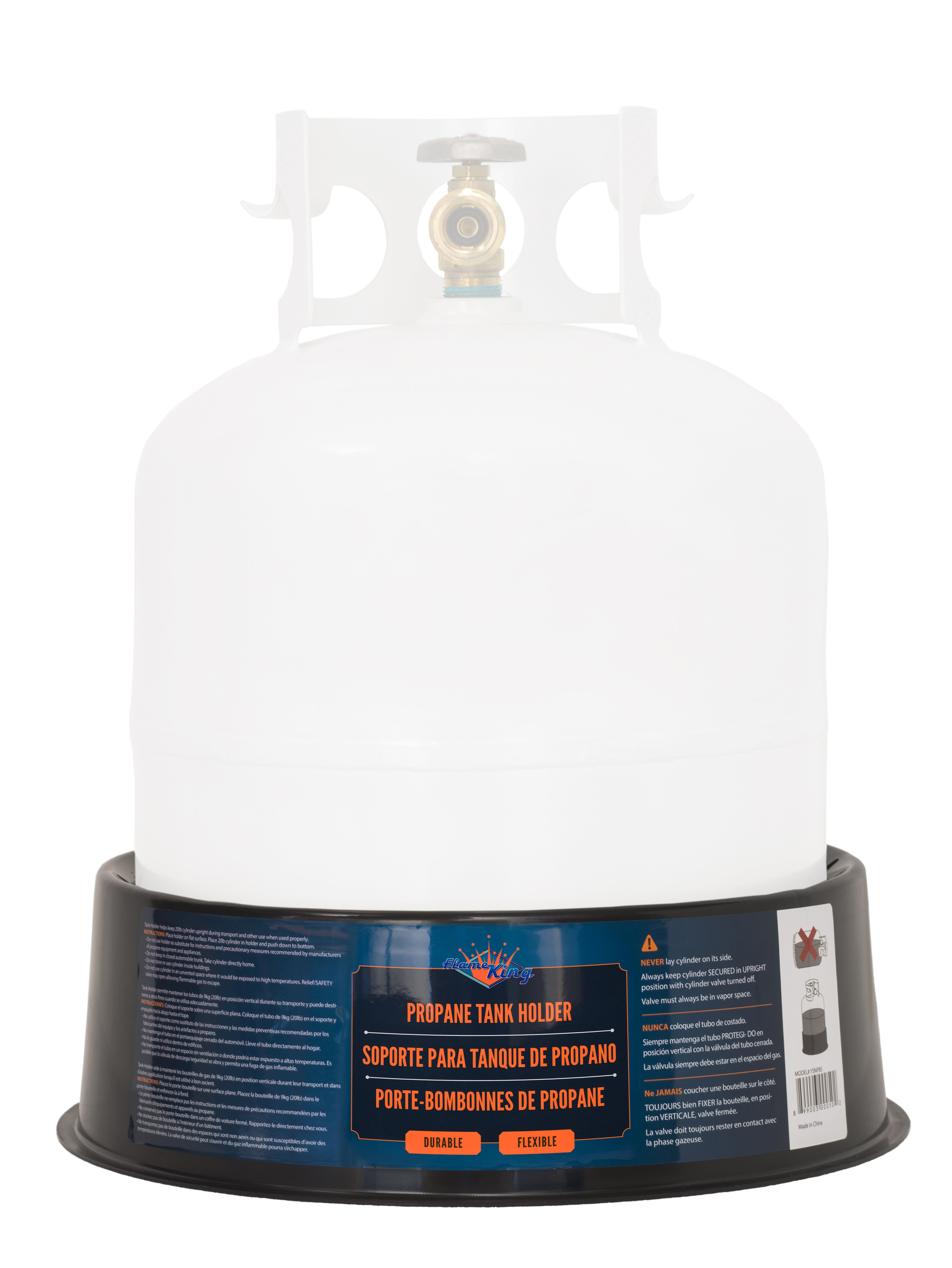 Flame King Propane Cylinder Base Stabilizer, fits 20LB, 30LB, and 40LB ...
