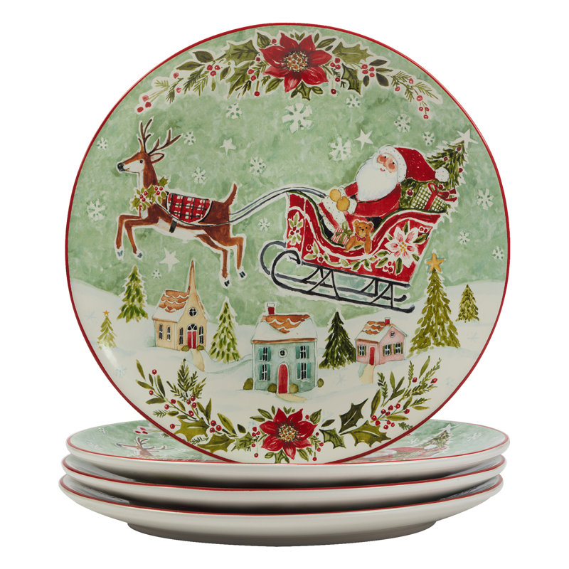 Certified International Joy of Christmas 16pc Dinnerware Set | Wayfair