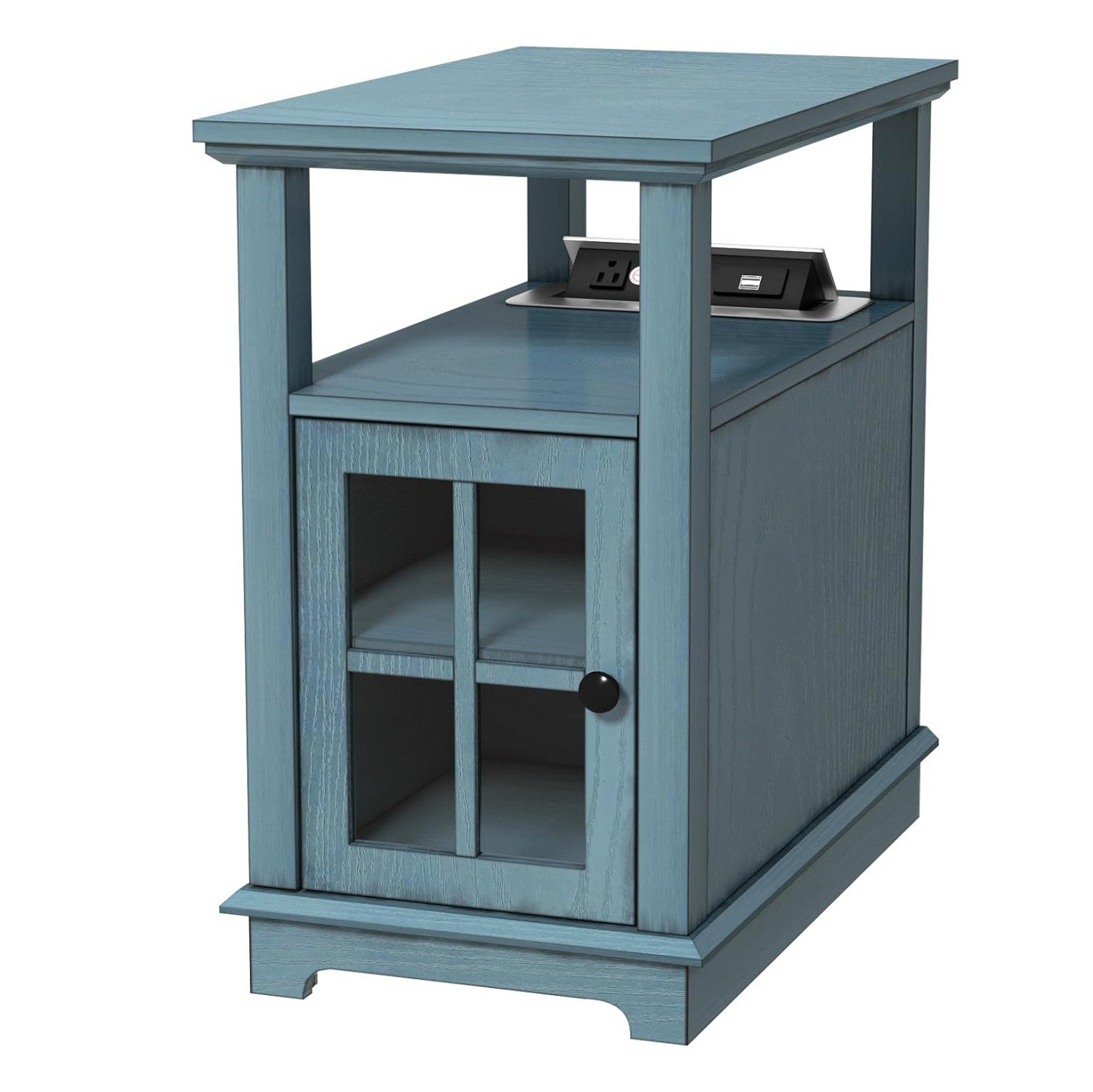 Winston Porter End Table with Hidden Charging Station | Wayfair