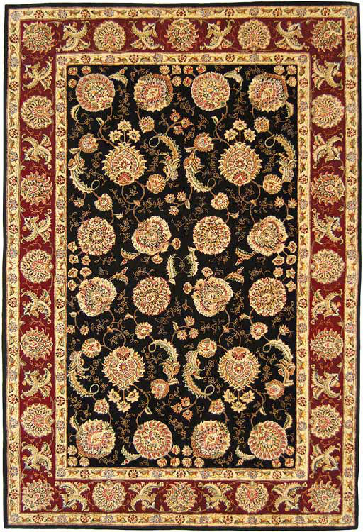 Safavieh Persian Court Silk & Wool Pile Floral Rug | Wayfair
