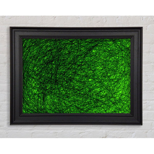 Ivy Bronx Space Matter Green Framed Print | Wayfair.co.uk