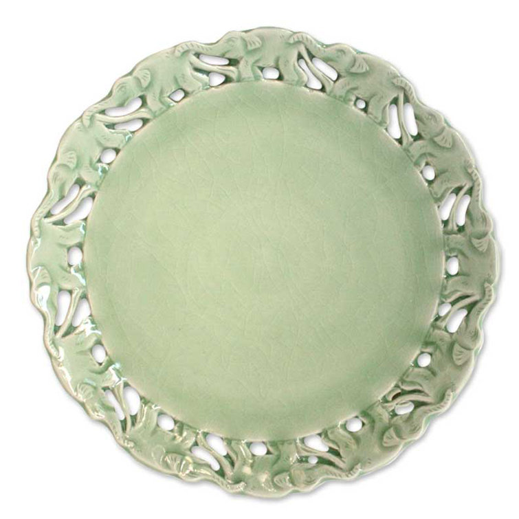 Bungalow Rose Floral Charger | Wayfair