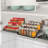 Prep & Savour Expandable 4 Tier Spice Rack Organizer With Step Shelf ...