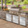 Yuan Home Outdoor Kitchen Drawer, 3-Layer Stainless Steel 18" W X 23" H ...