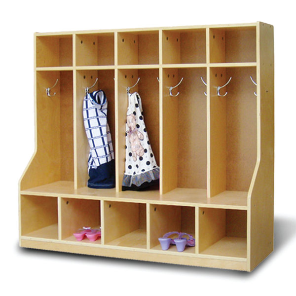 A+ Child Supply Toddler 5 Section Preschool Cubby Locker & Reviews ...