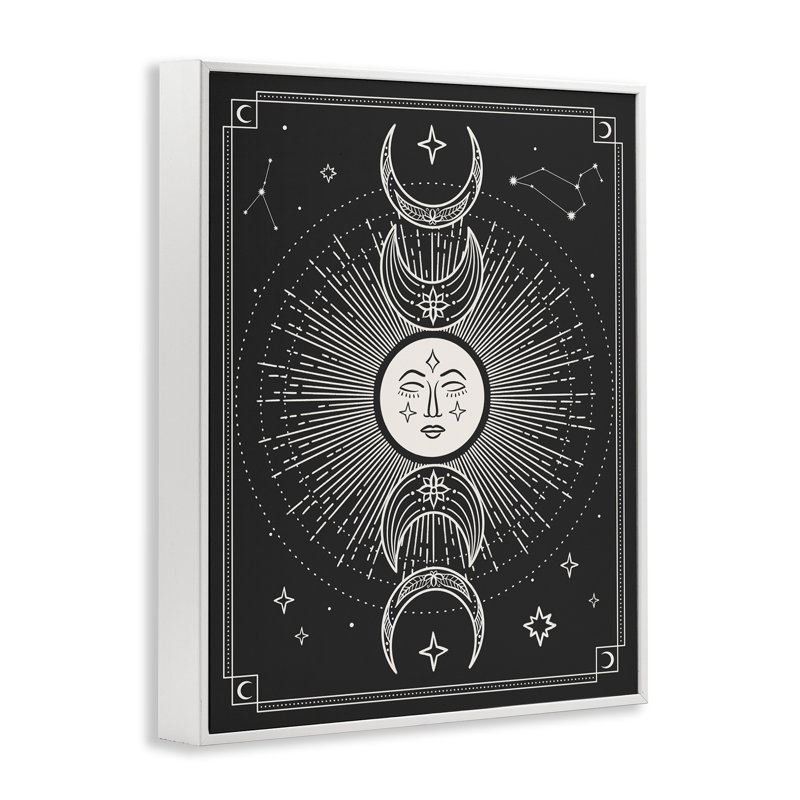 George Oliver Moon Cycle Pattern Giclee Art by JJ Design House LLC ...